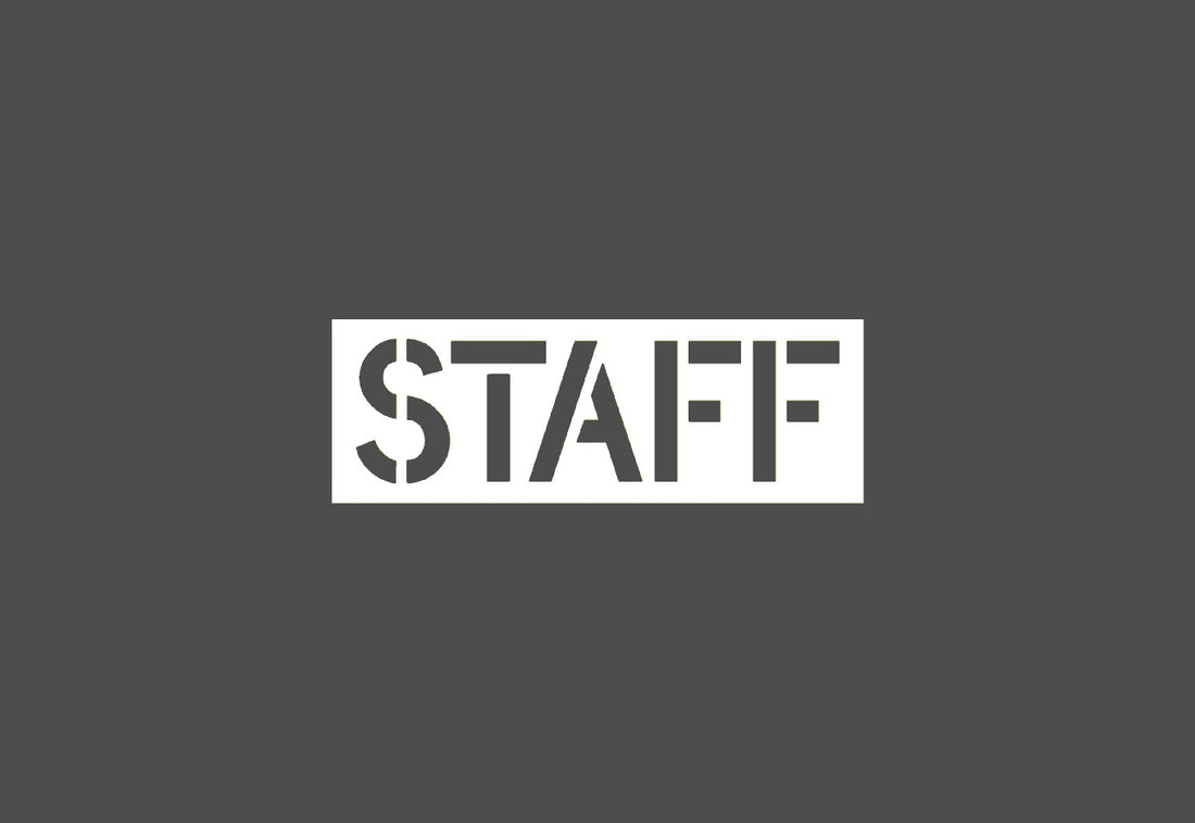 Staff Stencil – Canada Stencil and Sign
